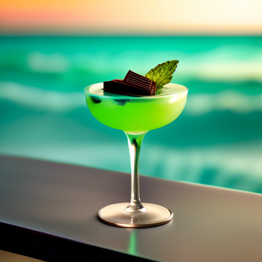 After Eight Cake, Sophisticated mint-chocolate cocktail