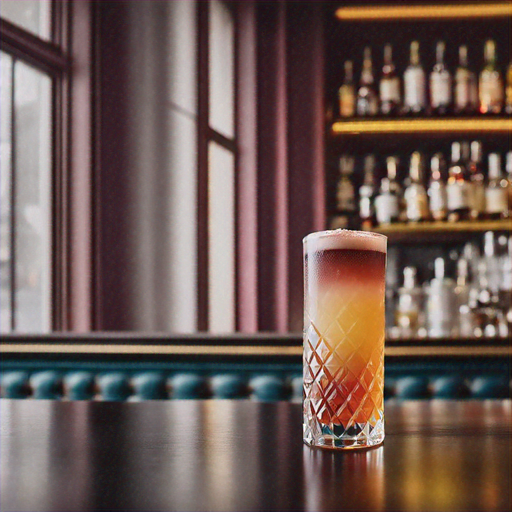 Aldhani Sunset, Bold cocktail inspired by the Aldhani heist planet.