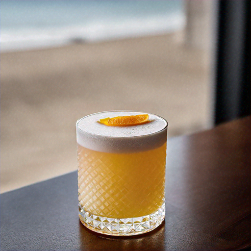 Amber Amaretto Fizz, A delightful twist on a classic amaretto sour