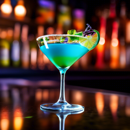 American Frog, Vibrant and zesty cocktail with rum, citrus, and sweetness