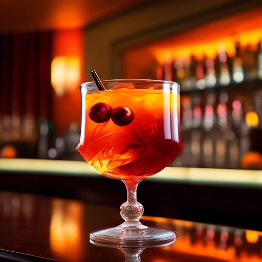 Autumn Ember Elixir, Robust fall cocktail with smoky notes and hint of ...