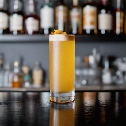 Autumn Ginger Glow, Autumn cocktail with apple cider, ginger beer ...