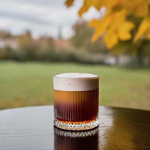 Autumn's Cocoa Whisper, Rich fall cocktail with bourbon, pear, maple ...