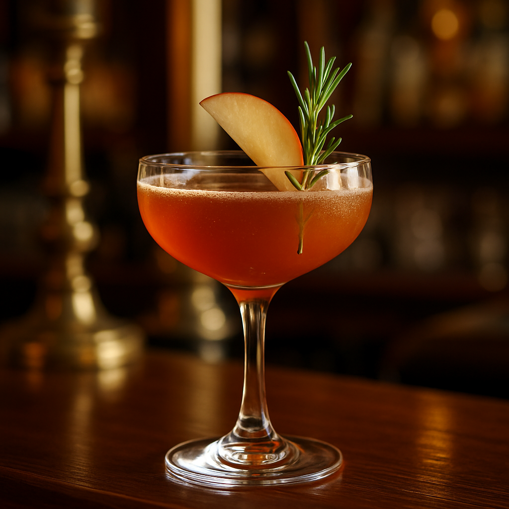 Autumn Serenade, Balanced sweet and savory fall cocktail