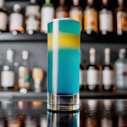 Azure Agave Mist, Bold tequila with blue curaçao, lime, agave, and ...