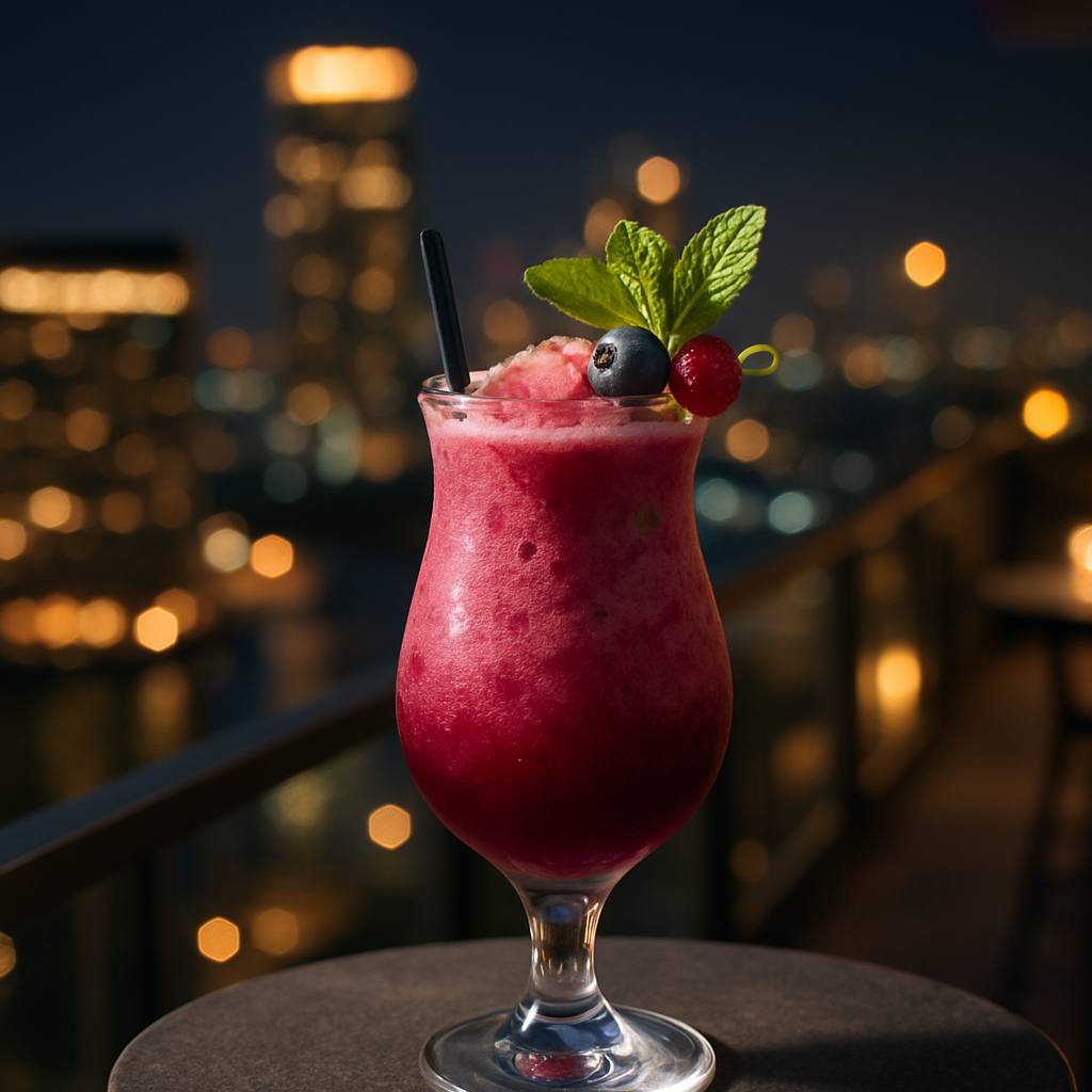 Berry Frost Burst, Refreshing slushie with blueberries, raspberries ...