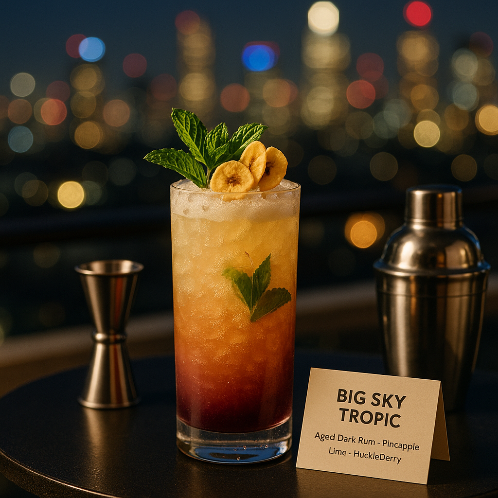 Big Sky Tropic, Tropical cocktail inspired by Montana's landscapes and ...