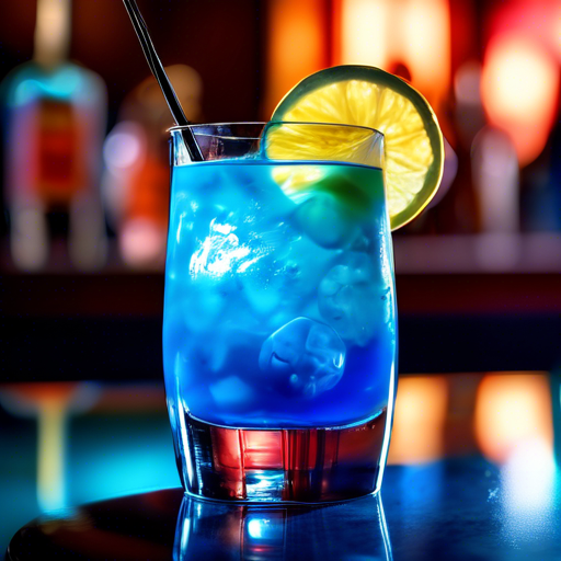 Blue Lemonade Mirage, Refreshing, vibrant cocktail with vodka, blue ...
