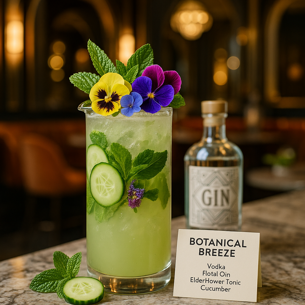 Botanical Breeze Jug, Refreshing garden-inspired cocktail with vodka ...