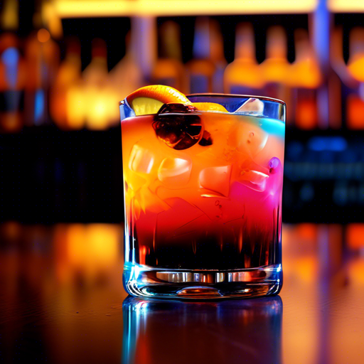 Bourbon Shadow, Bourbon Shadow: bourbon, Amaro Averna, pomegranate ...