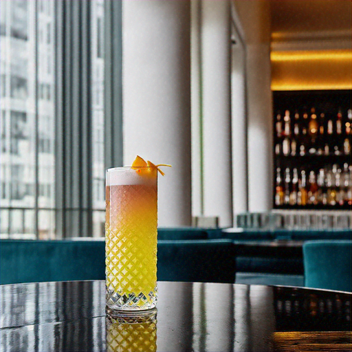Buzzed Citrus Fizz, Vivacious citrus cocktail with honey and vodka