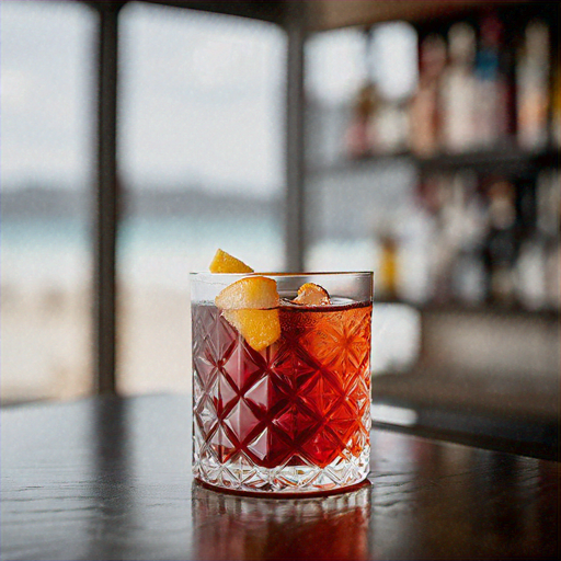 Candy Crush Negroni, Playful twist on classic Negroni with sweet surprise