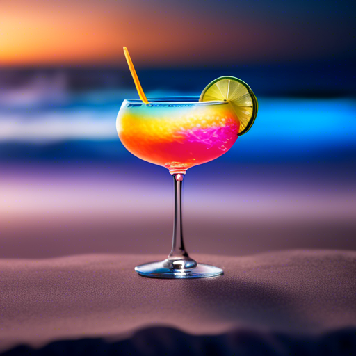 Celestial Mist, Ethereal cocktail inspired by the night sky