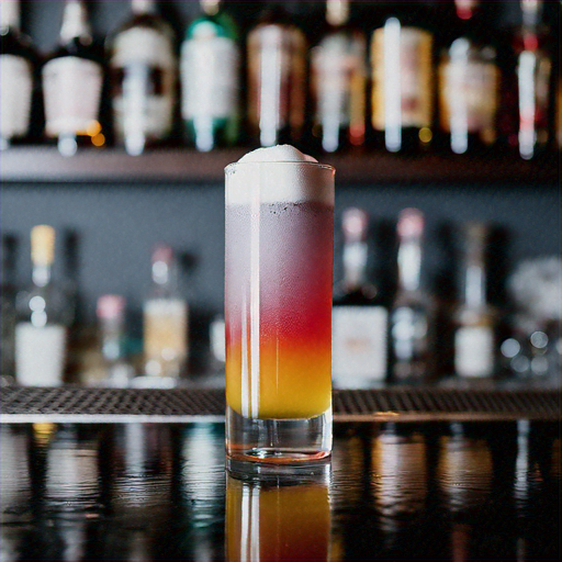 Celestial Mist, Ethereal cocktail with floral, citrus, and misting elements