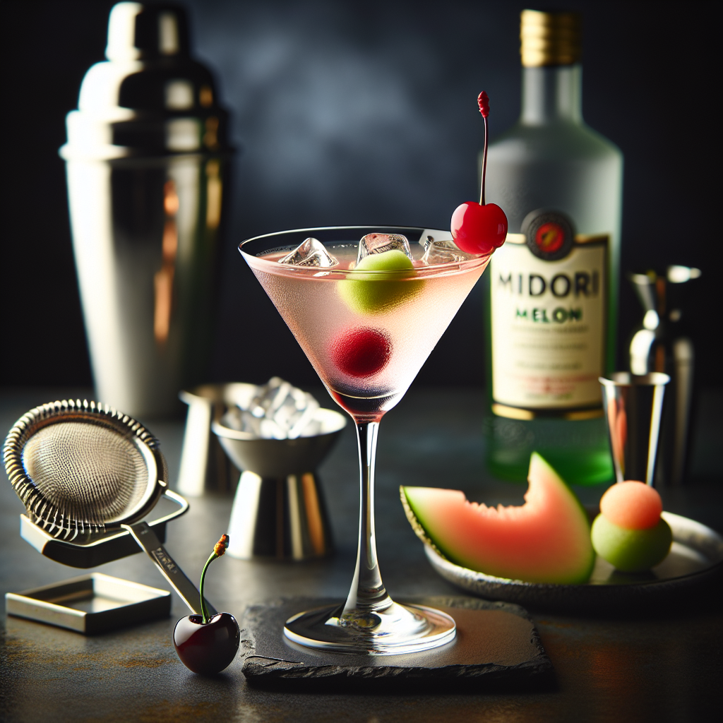 Cherry Melon Infusion, Sophisticated cocktail with tart cherry and ...