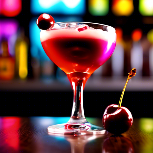 Cherry Nut Delight, Luscious cocktail with cookie dough and peanut ...