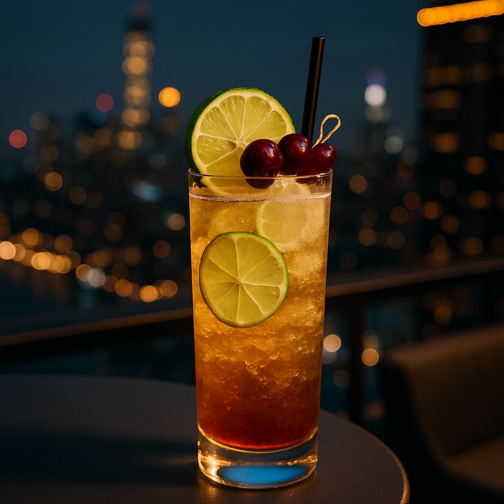 Cherry Nutty Solera Highball, Sophisticated highball with cherry brandy ...