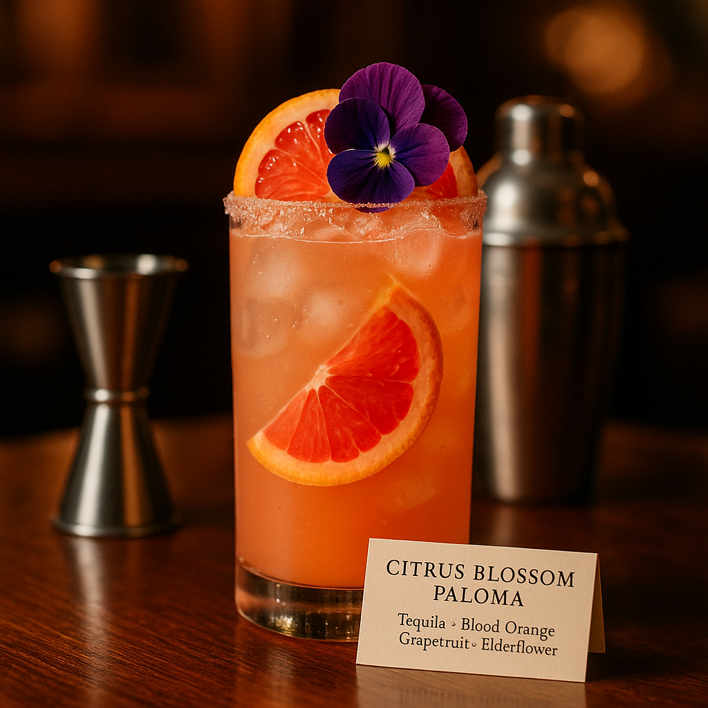 Citrus Blossom Paloma, Refreshing twist on the traditional Paloma with ...