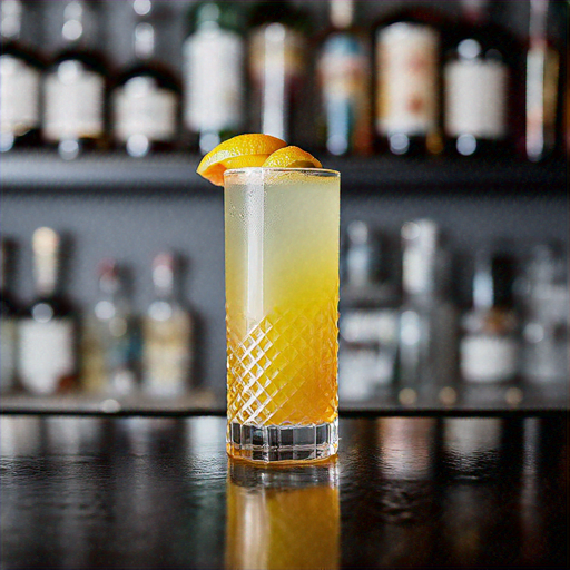 Citrus Cascade Cooler, Refreshing gin and citrus cocktail