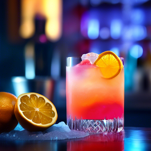 Citrus Frost Elixir, Refreshing citrus cocktail with orange, cranberry ...