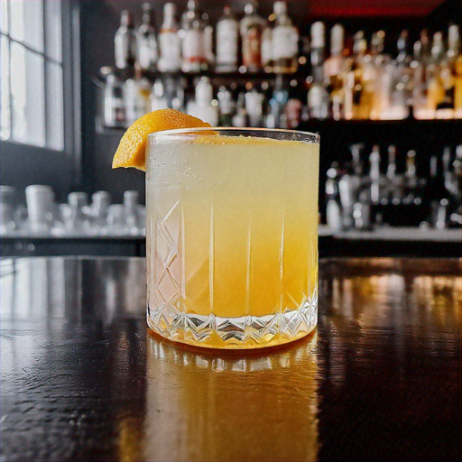 Citrus Serenade, Refreshing, zesty cocktail with sour and aromatic notes