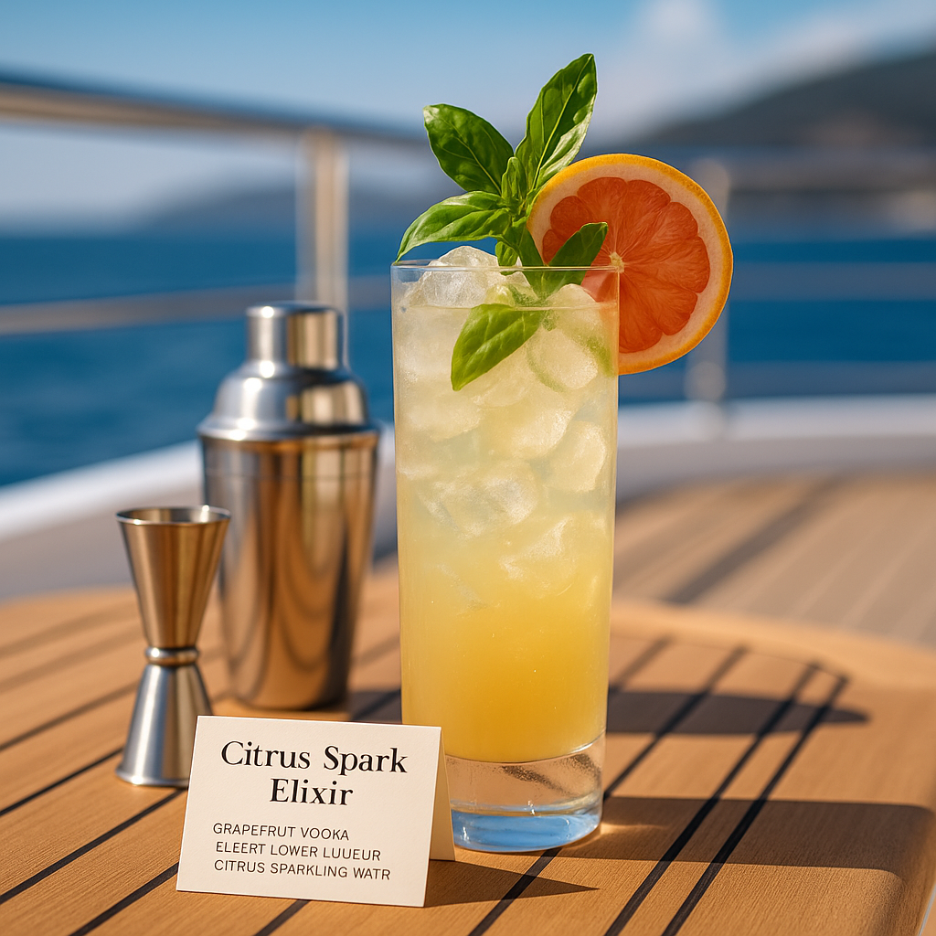 Citrus Spark Elixir, Refreshing citrus elixir with herbal notes and ...