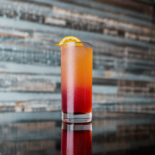 Citrus Sunset Spritz, Refreshing, citrusy, floral non-alcoholic cocktail