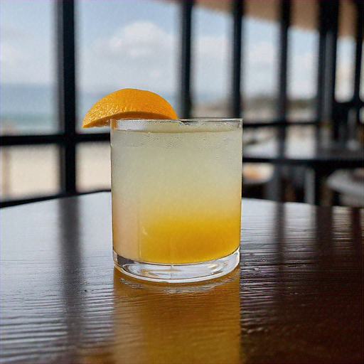 Citrus Zephyr, Refreshing citrus cocktail with herbal sophistication