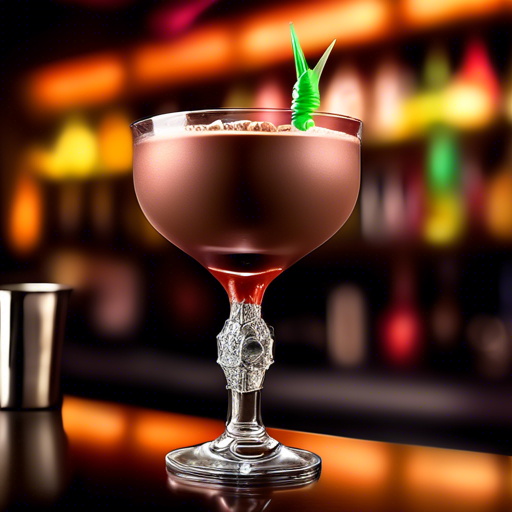 Cocoa Velvet Bliss, Rich, creamy Cocoa Velvet Bliss mocktail