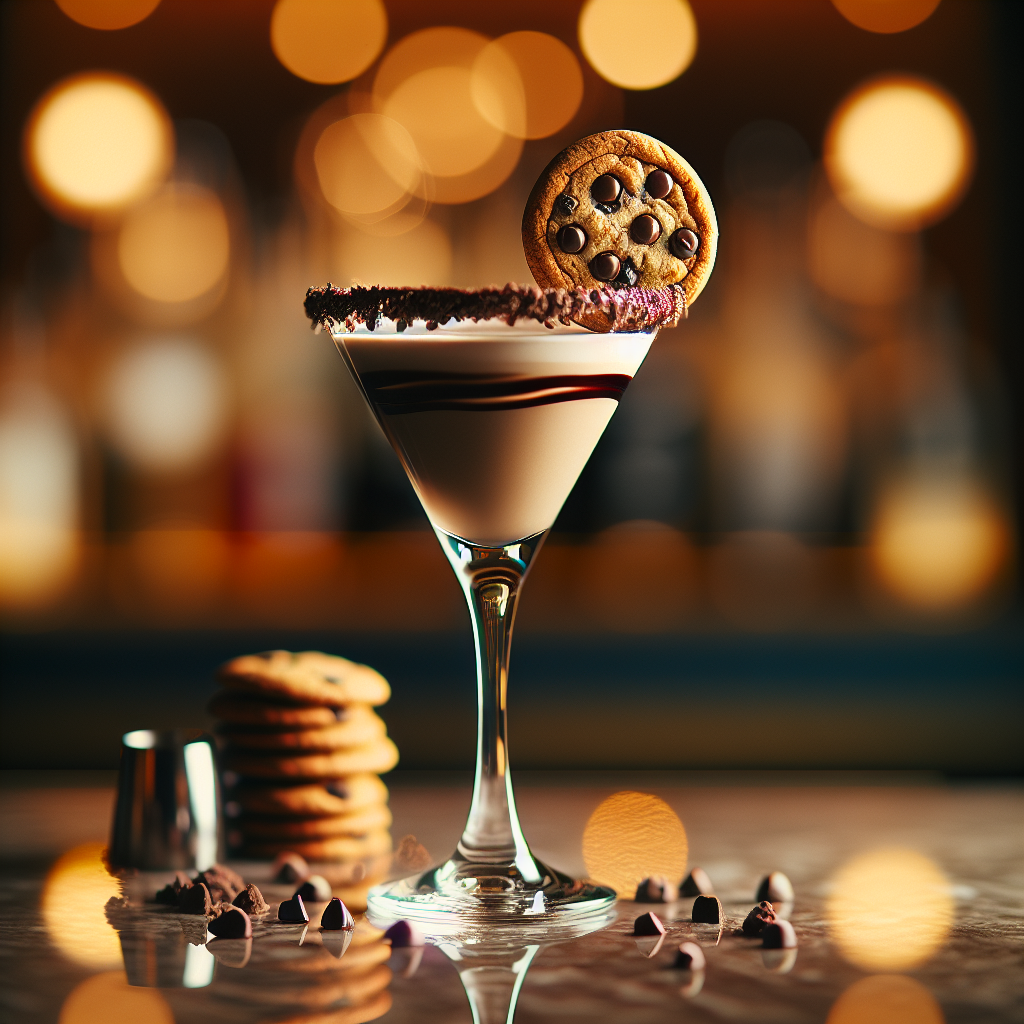 Cookie Crumble Martini, Sweet and creamy cookie-inspired cocktail with ...