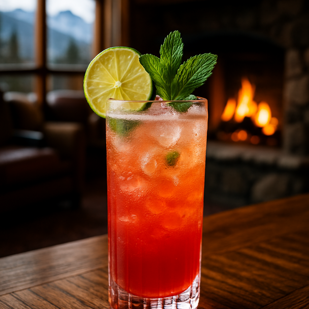 Cocktail Recipes with Red Gin created by AI