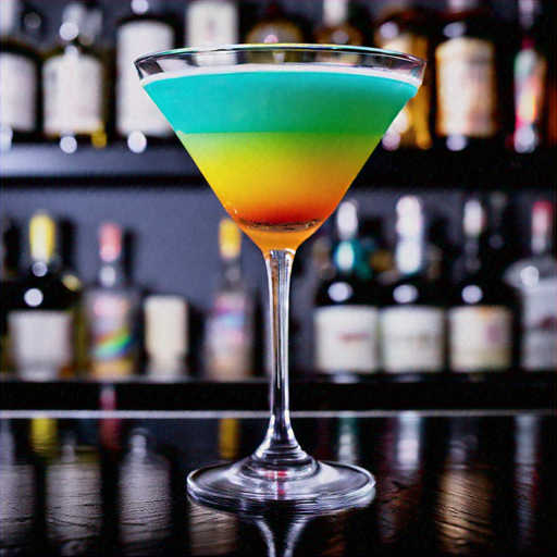 Day-Glo Daiquiri, An electrifying twist on the classic daiquiri