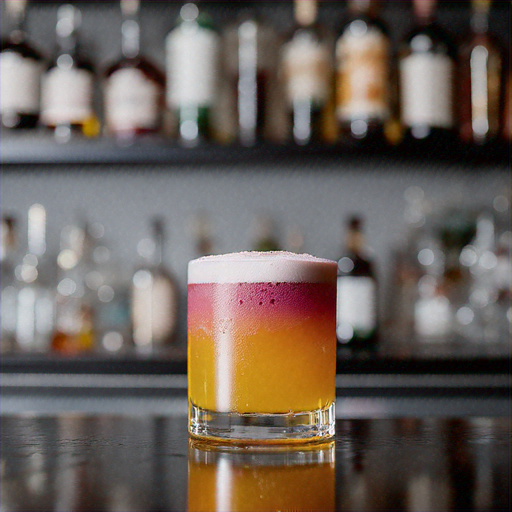 Desert Bloom Sabroso, Vibrant desert oasis cocktail