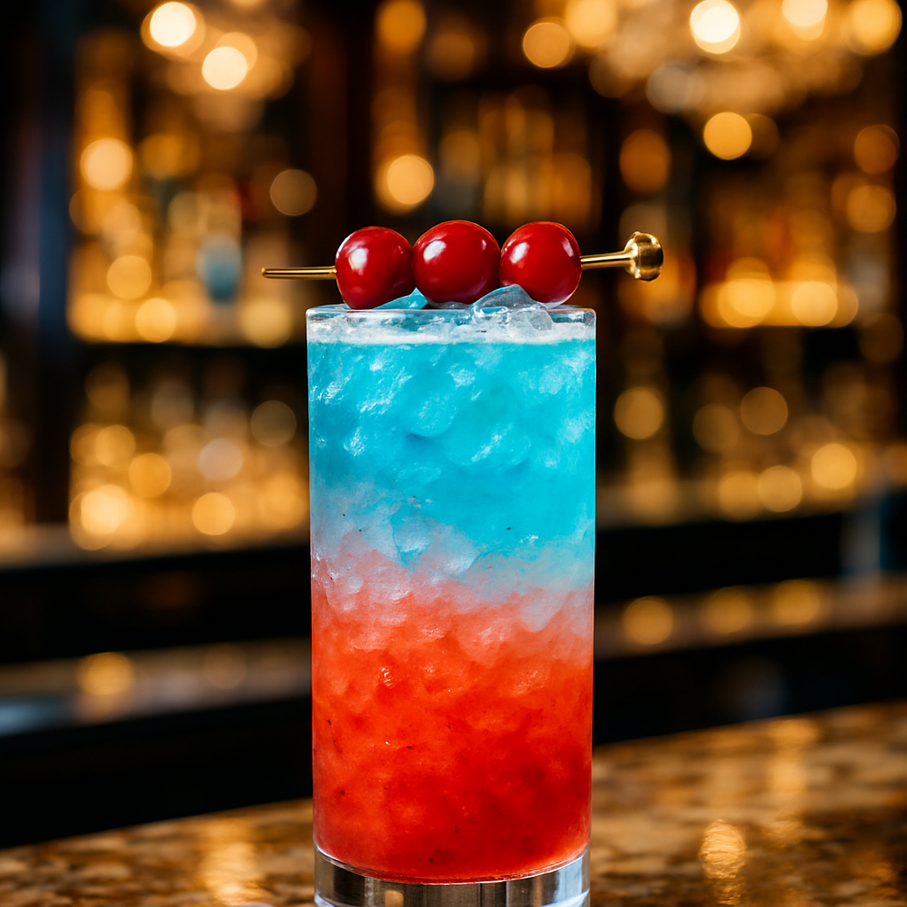 Desert Mirage Sparkler, Vibrant, refreshing summer cocktail with ...