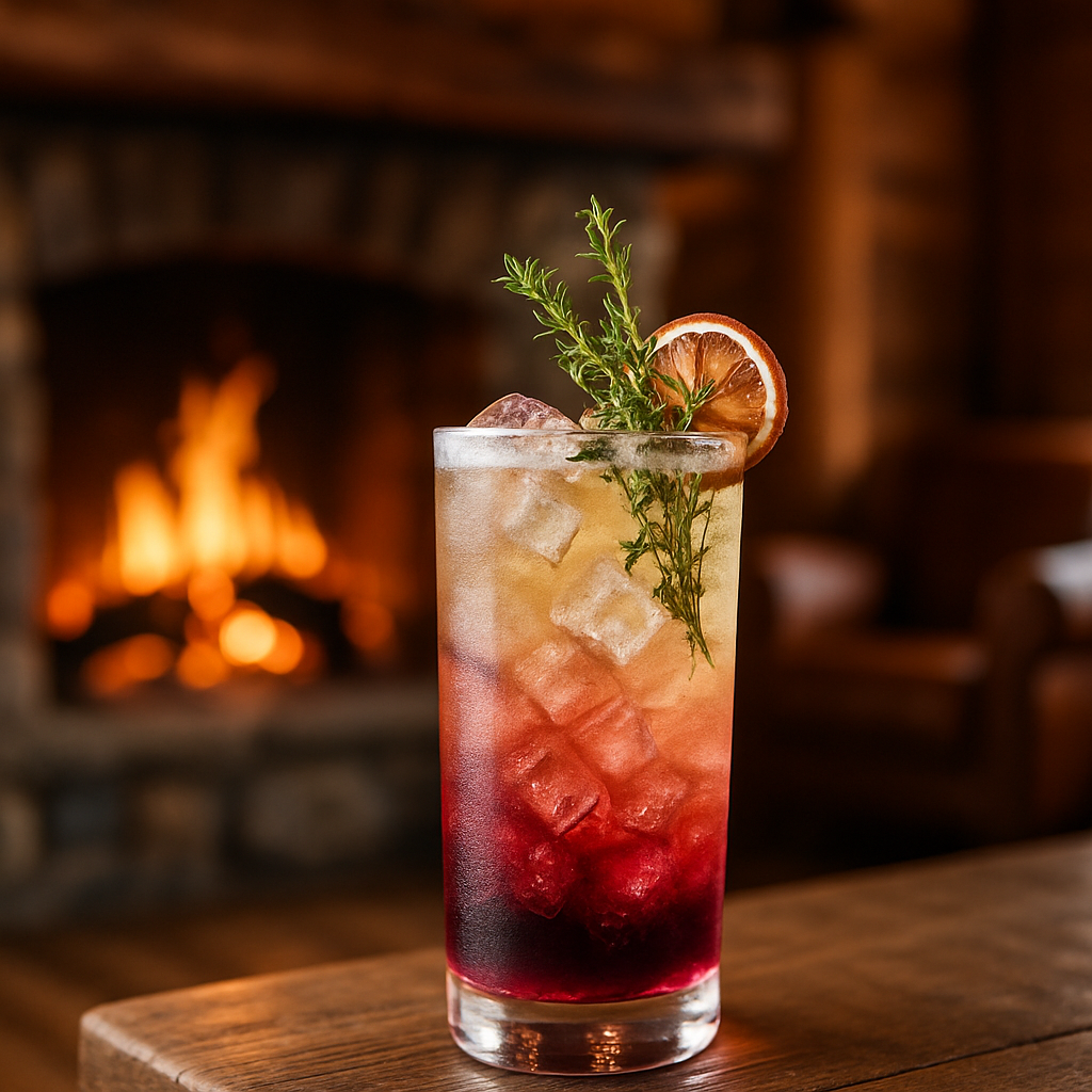 Dragon's Spell, Bold cocktail with red wine, Diktamo liqueur, and yuzu ...