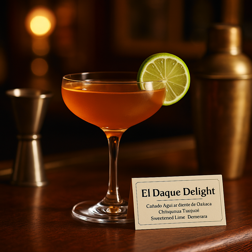 El Daque Delight, Modern cocktail with historical homage, flavorful and ...