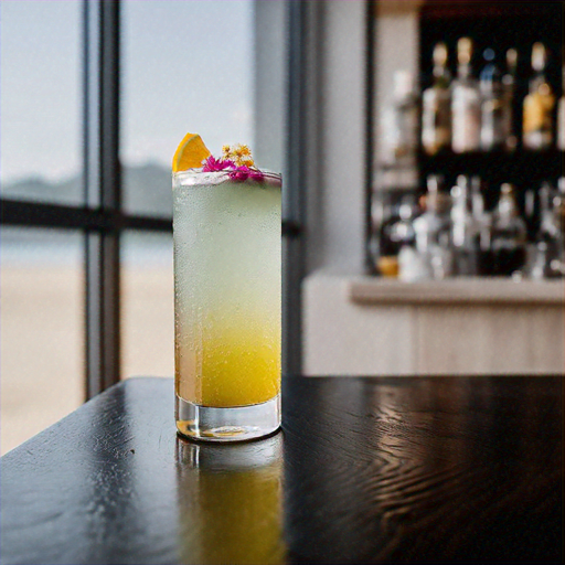 Elderflower Citrus Fizz Refreshing Elderflower Gin Cocktail With