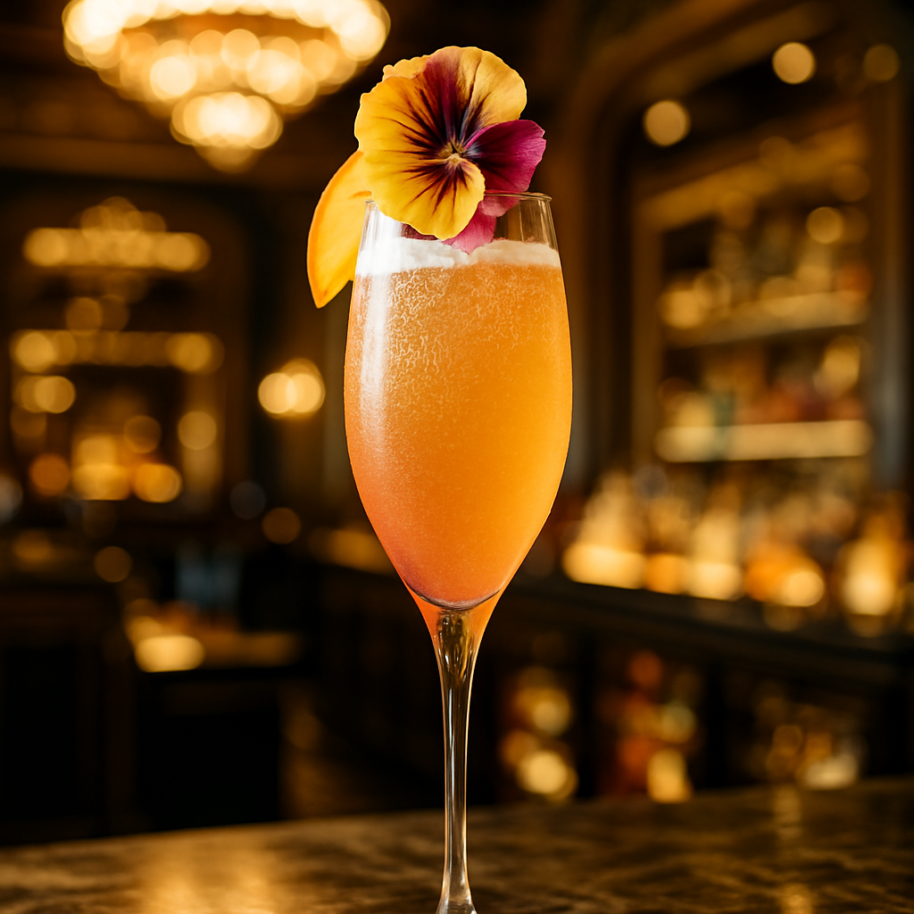 Elderflower Peach Fizz, Sparkling, floral, fruity cocktail for sunny ...