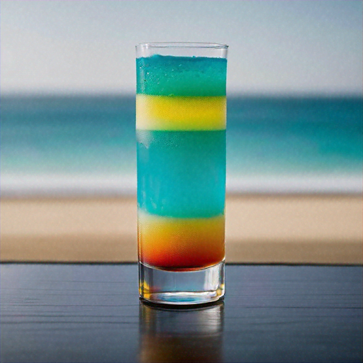Electric Agave Pulse, Vibrant cocktail with blanco tequila, exotic ...