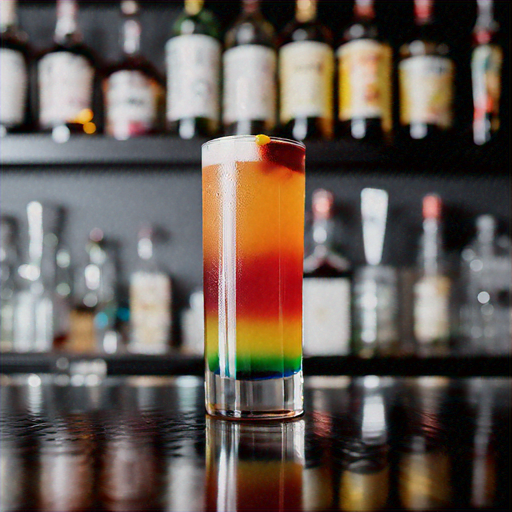 Electric Rumba, Exotic tropical cocktail with a surprising twist