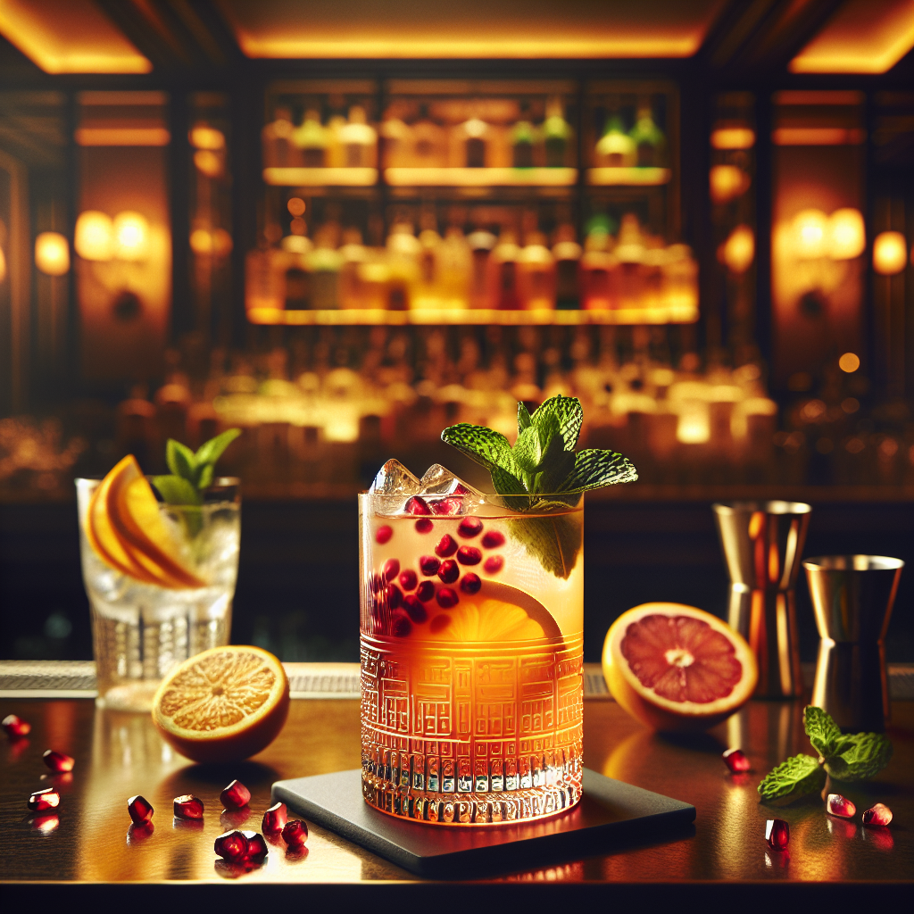 Elysian Nectar, Refreshing, alcohol-free Greek-inspired drink