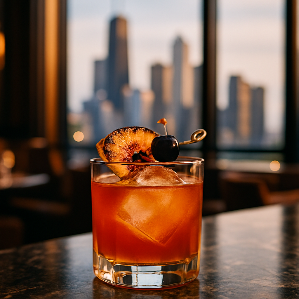Embered Orchard Old Fashioned, Deep, smoky-sweet twist on classic Old ...