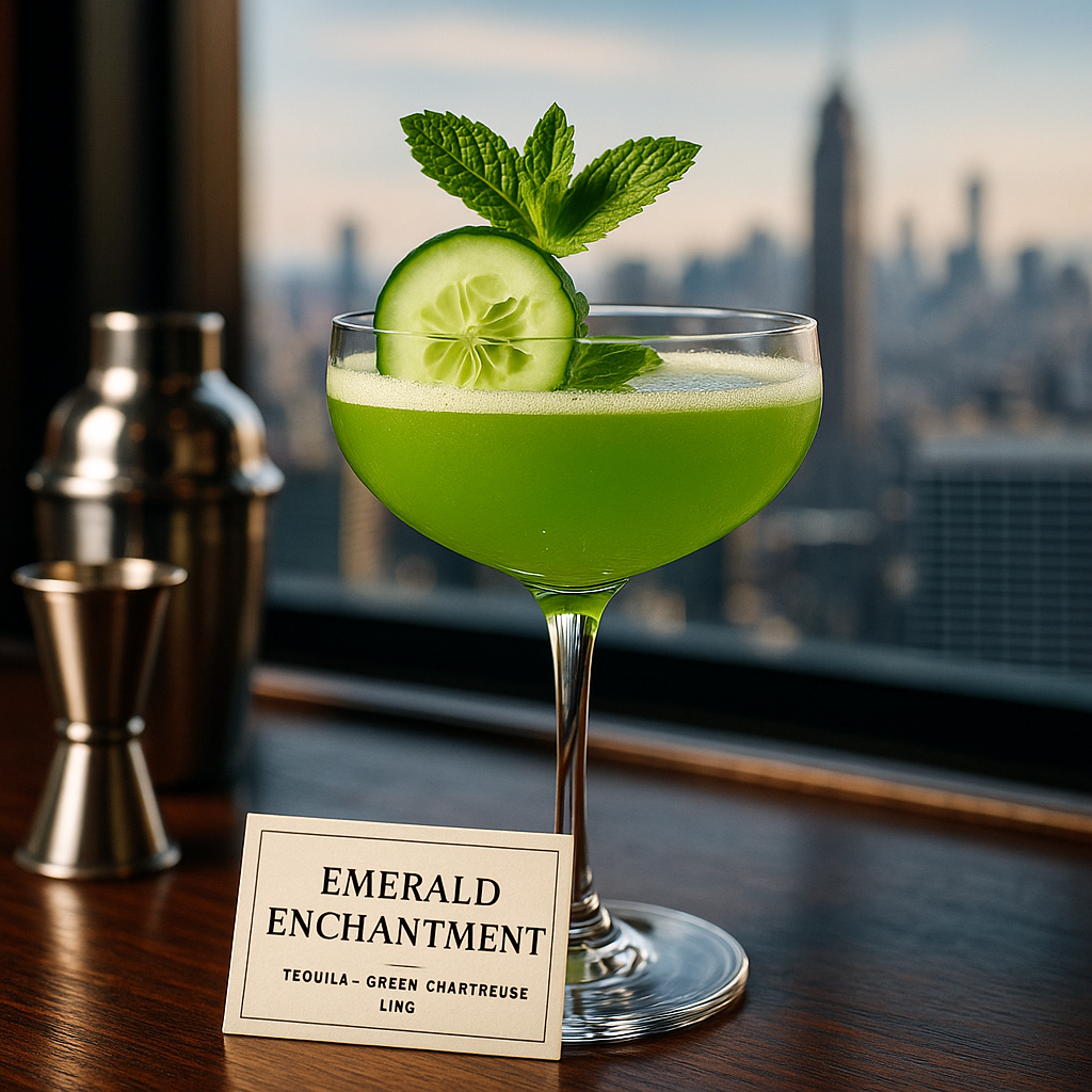 14 Cocktail Recipes with Cucumber Juice and Green Chartreuse | BarGPT