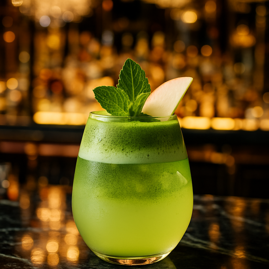 Cocktail Recipes with Clarified Honeycrisp Apple Juice created by AI