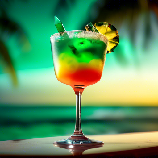 Emerald Reverie, Captivating blend of spirits and exotic flavors