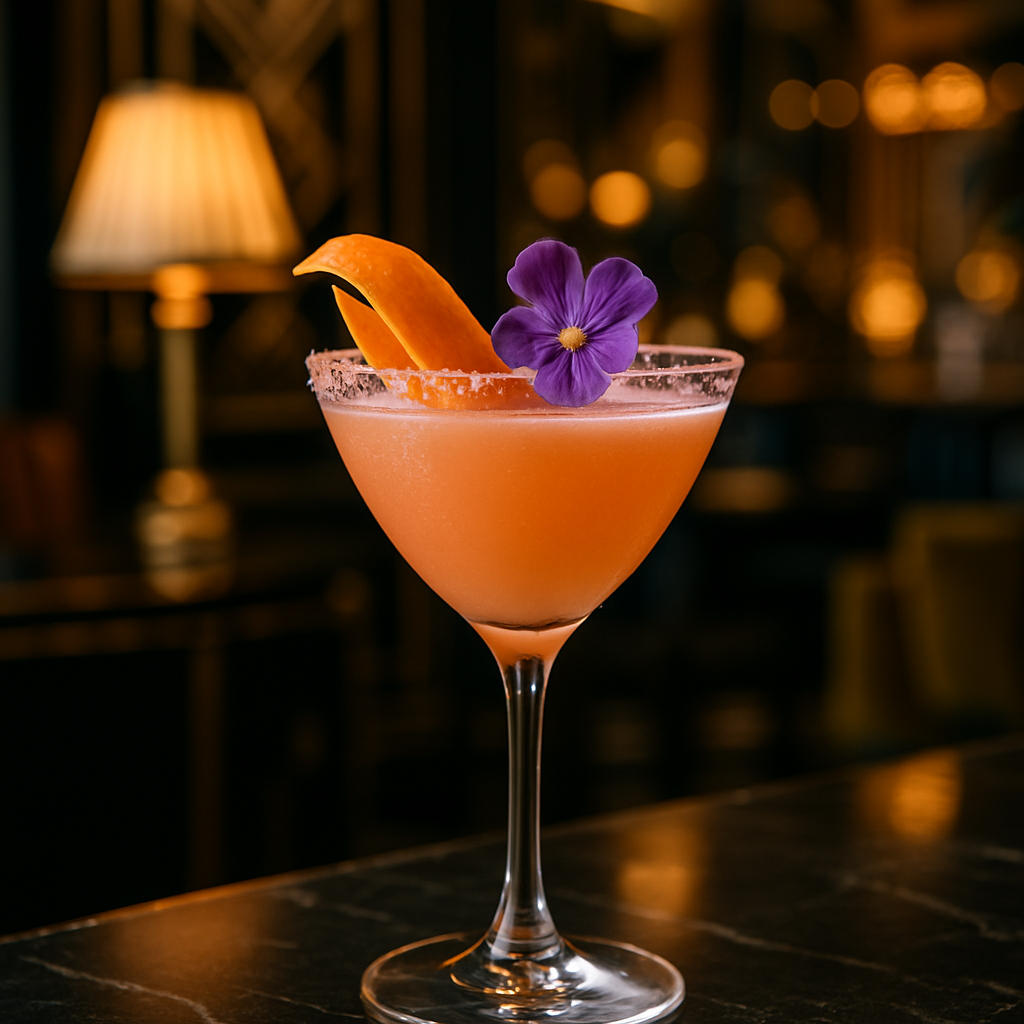 Eternal Bliss Martini, Vibrant and elegant Eternal Bliss Martini cocktail