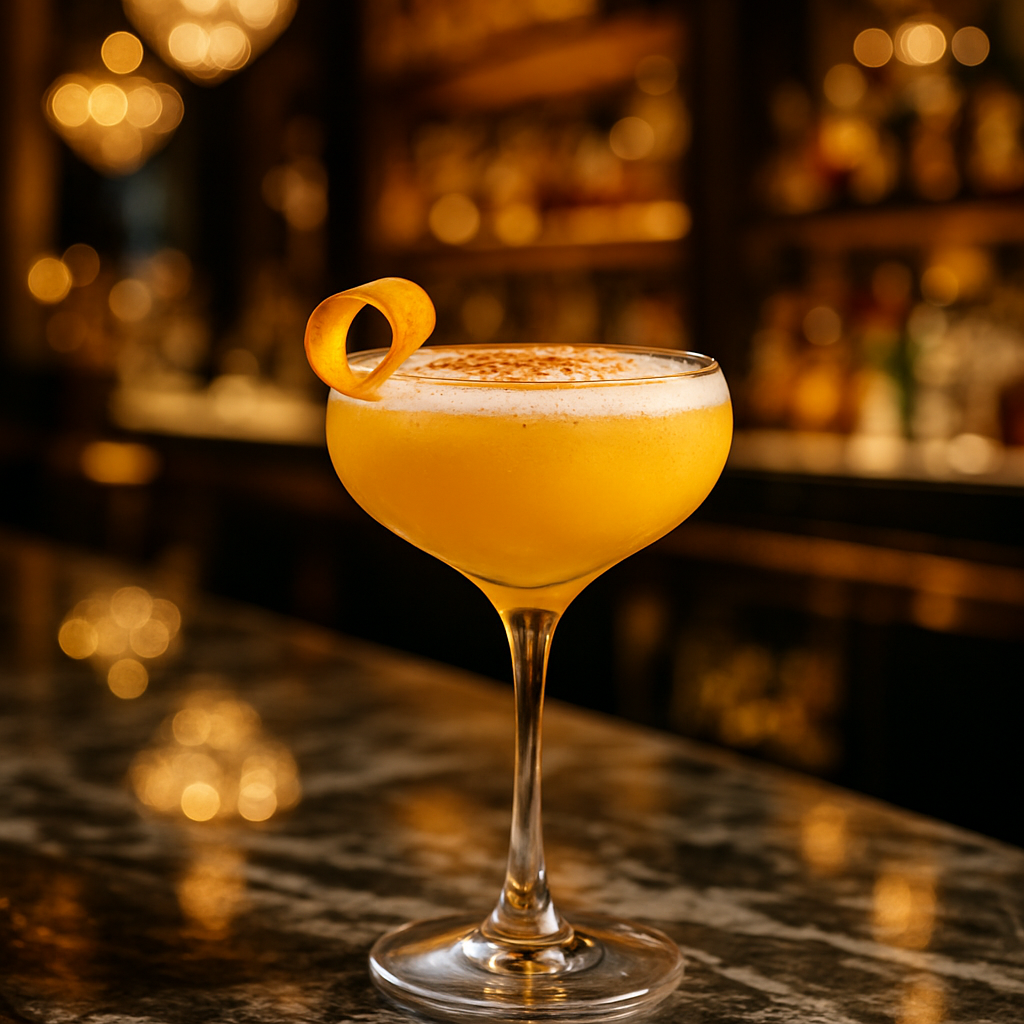 Eternal Sunrise, Tequila cocktail with citrusy flair and hint of spice