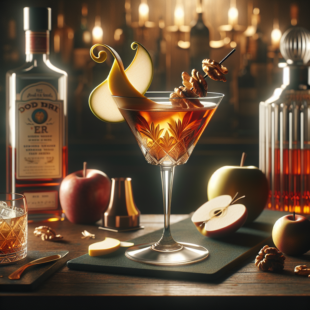 Fallen Leaves, Fallen Leaves cocktail with autumnal notes