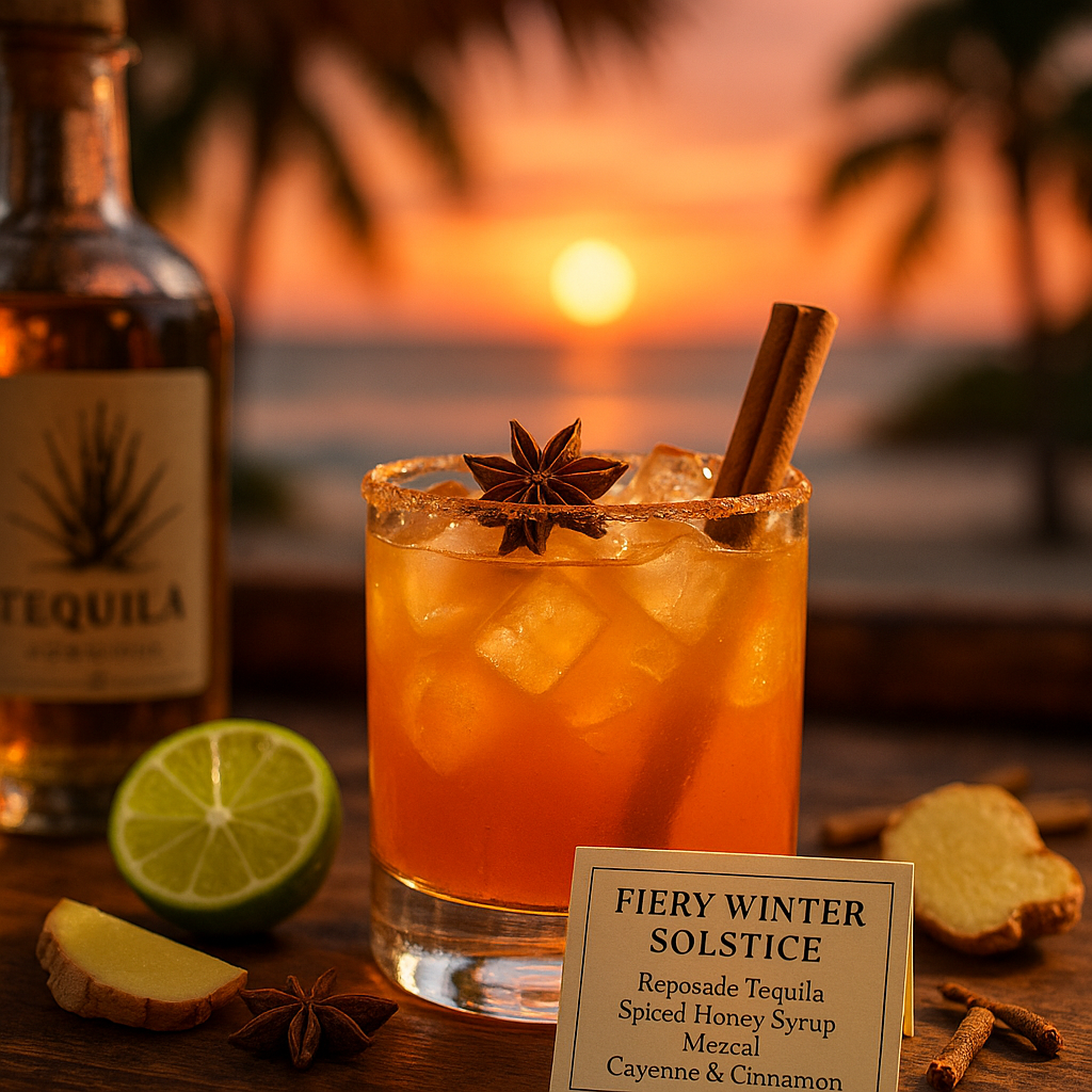 Cocktail Recipes with Cayenne Pepper And Cinnamon Sugar created by AI