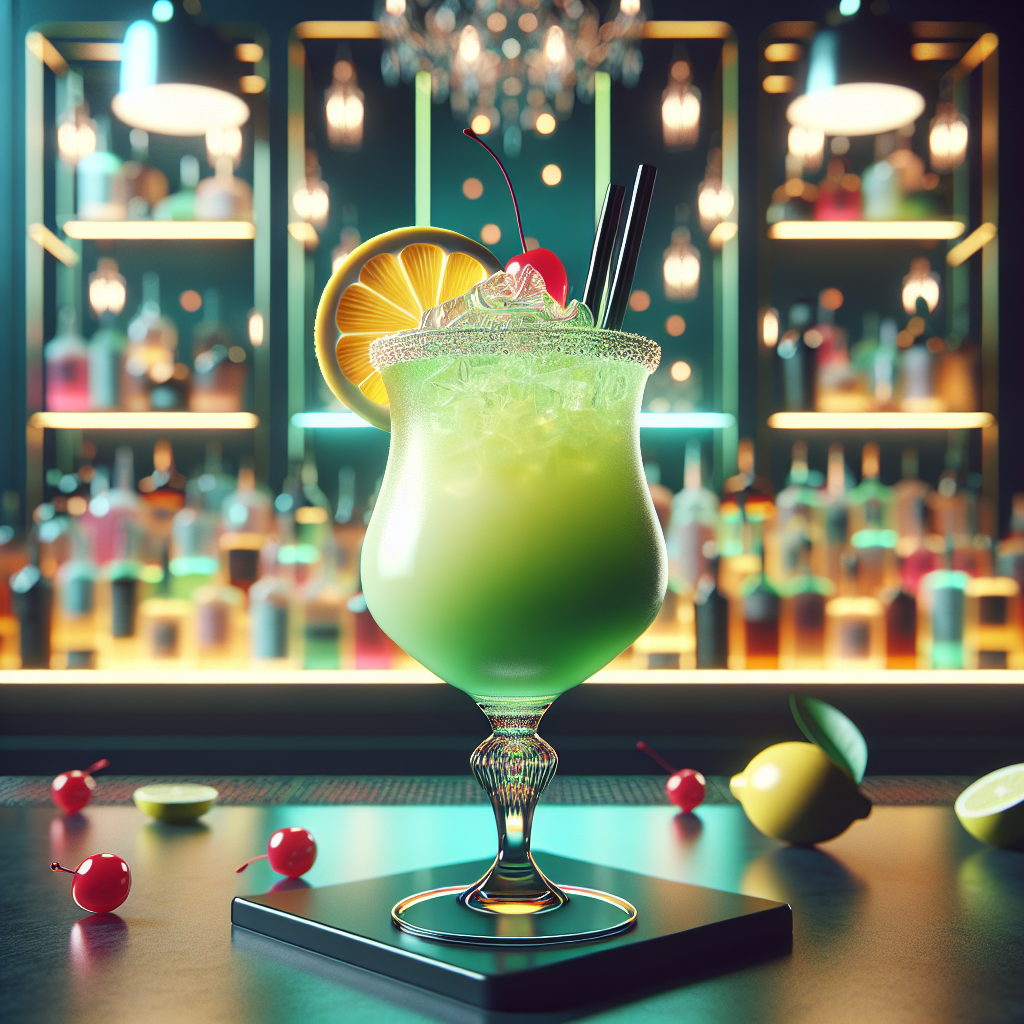 Frozen Citron Neon, Vibrant, refreshing cocktail bursting with citrus ...